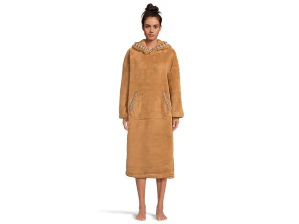 UGG Oversized Plush Fleece Hoodie - Chestnut