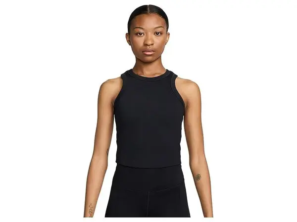 Nike Dri-fit Cropped Tank Top - Black