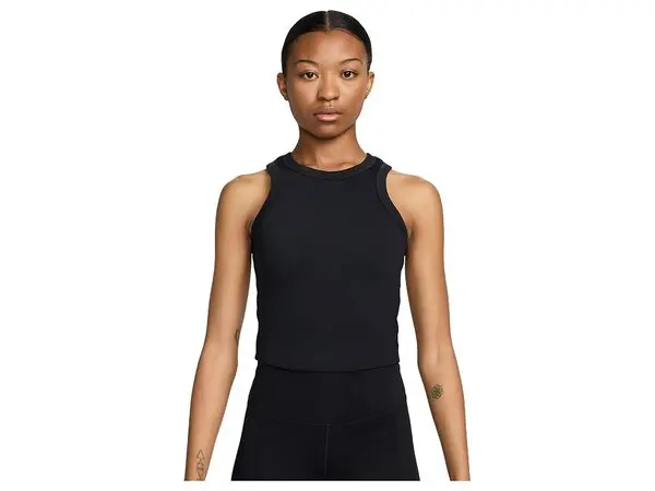 Nike Dri-fit Cropped Tank Top - Black