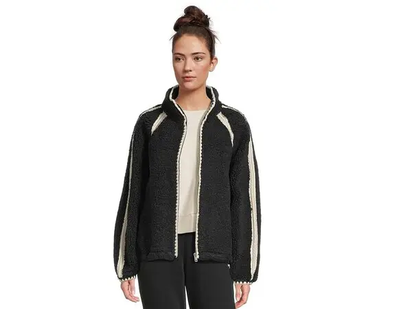 UGG Nikia Crochet Uggfluff Jacket - Black