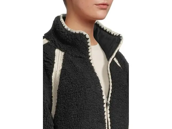 UGG Nikia Crochet Uggfluff Jacket - Black