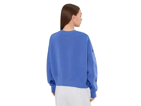 Nike Phoenix Fleece Oversized Crew Neck Sweatshirt - Blue