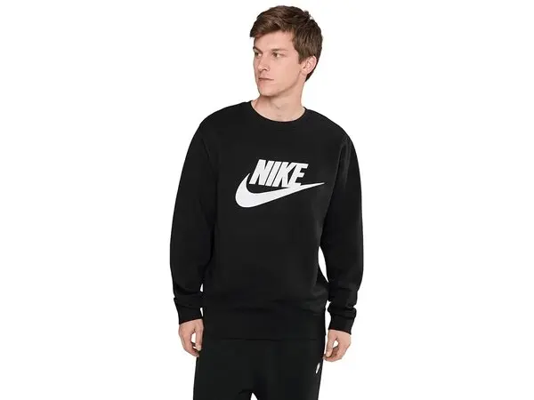 Nike Club Brushed Fleece Crew - Black