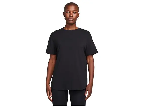 Nike Relaxed Dri-fit Short-sleeve Top - Black