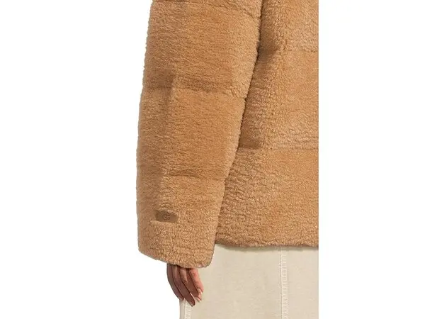 UGG Fluff Puffer Jacket With Stand Collar