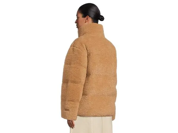 UGG Fluff Puffer Jacket With Stand Collar