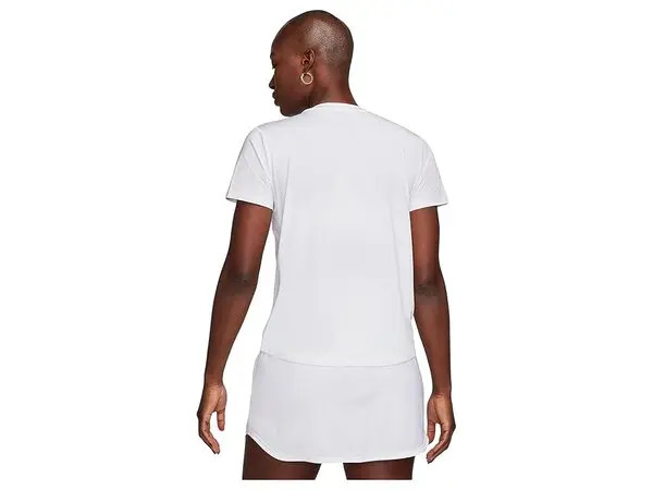 Nike Dri-fit Classic Short Sleeve Top - White