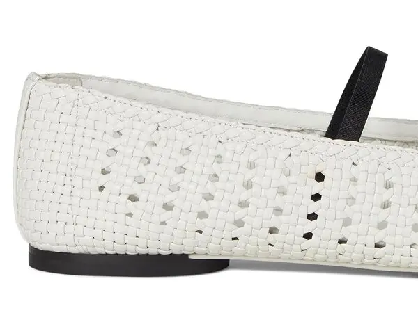 Vince Vivian Weave Leather Ballet Flats