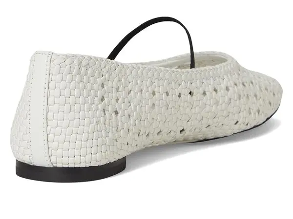 Vince Vivian Weave Leather Ballet Flats