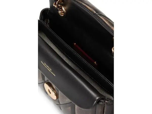 COACH Tabby Shoulder Bag 20 In Loved Leather With Quilting - Black