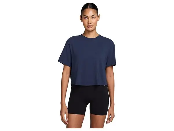 Nike Dri-fit Cropped Short-sleeve Top