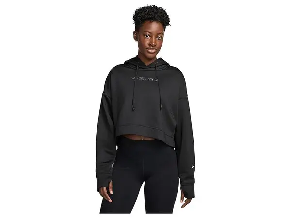 Nike Pro Therma-fit Fleece Hoodie - Black