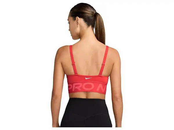 Nike Pro Indy Plunge Medium Support Bra Bra /white/white - Red