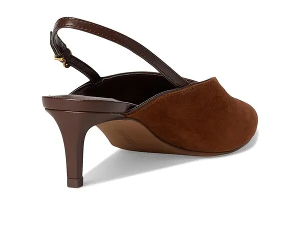 Vince Camuto Kylien Slingback Kitten Heel Pumps - Brown