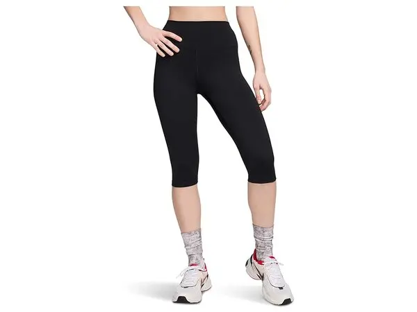 Nike Dri-fit One High-waisted Capri Leggings - Black