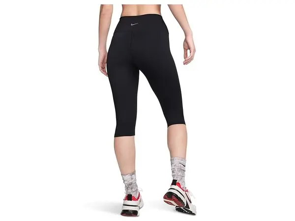 Nike Dri-fit One High-waisted Capri Leggings - Black