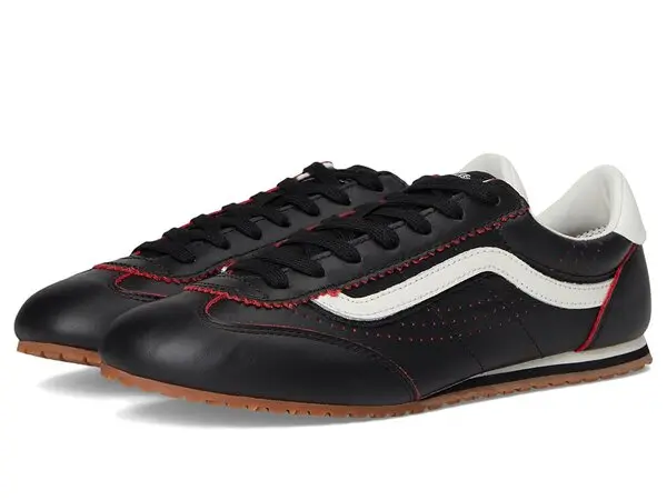 VANS Low Top Lace-up Suede Sneakers - Black