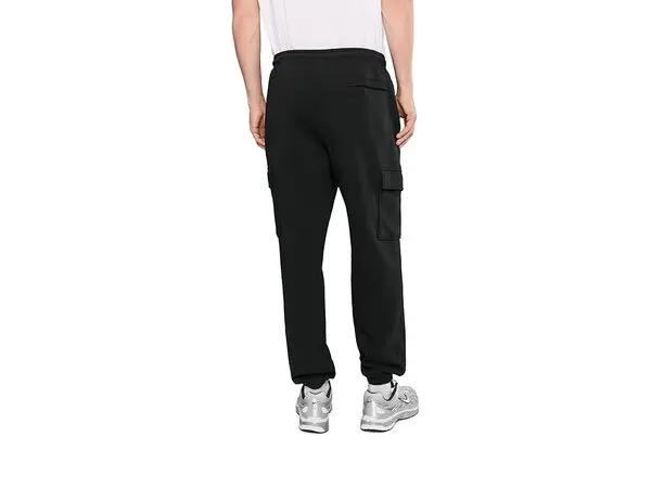 Nike Club Fleece Cargo Pants Workout Dark Grey Heather/light Smoke Grey/white - Black