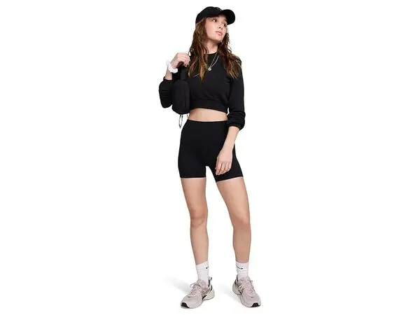 Nike High-waisted 5" Biker Shorts - Black