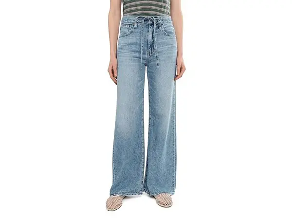 Madewell Ultimate Wide Leg Jeans In Raebrook Wash - Blue