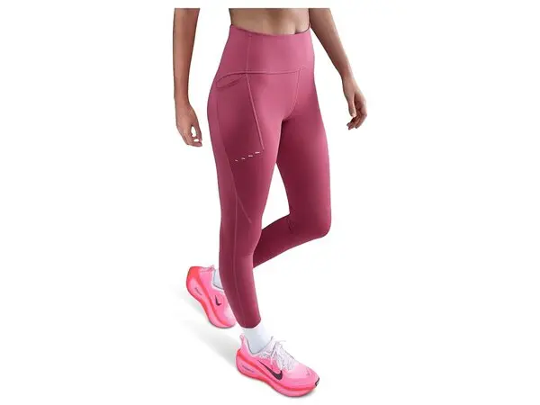 Nike Dri-fit Swift High-waisted 7/8 Running Leggings - Pink