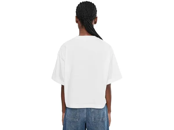 Madewell Boxy Crop Tee In Cotton Jersey