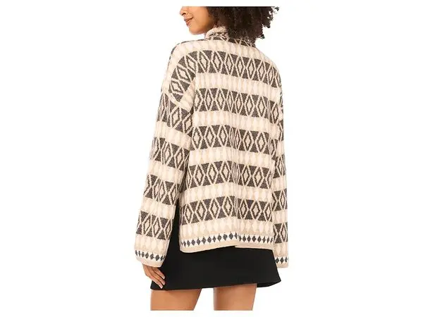 Vince Camuto Diamond Pattern Turtleneck Sweater