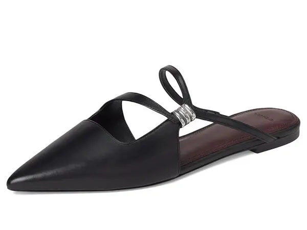 Vince Gilia Mule Shoes Flat Slip-on With Embellishment