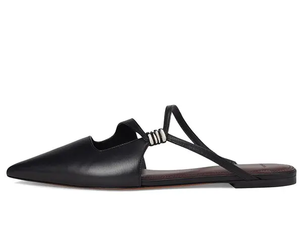 Vince Gilia Mule Shoes Flat Slip-on With Embellishment