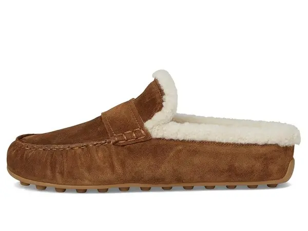 Vince Berkley Shearling Mule Clogs - Tan