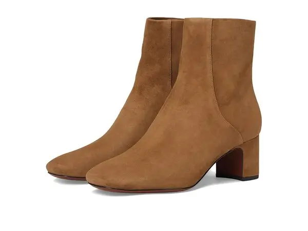 Vince Kellan Zip Short Boots - Tan