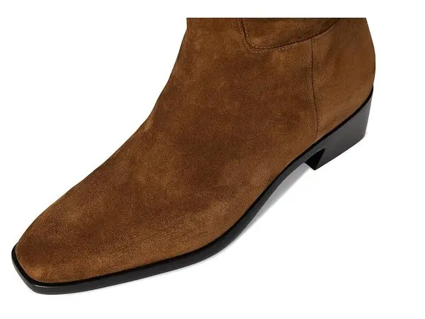 Vince Andes Suede Zip Tall Boots - Tan
