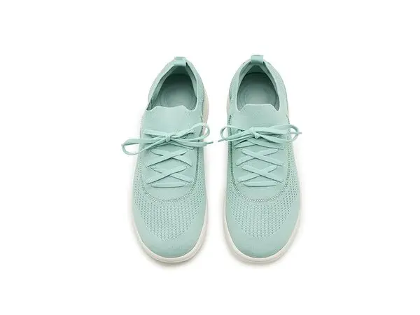 Fitflop Super-q Crystal-trim Knit Slip-on Laced Sneakers - Blue