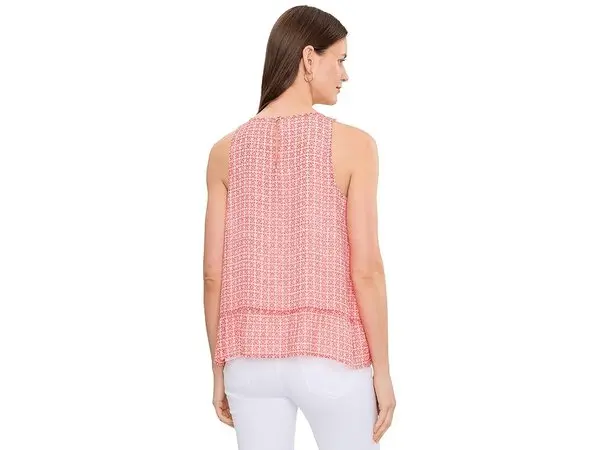 Vince Camuto Halter Neck Shell With Peplum Hem