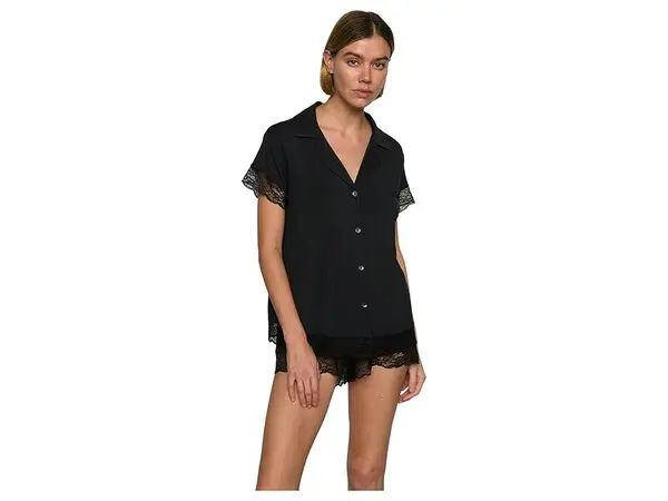 Eberjey Malou Short Pj Pajama - Black