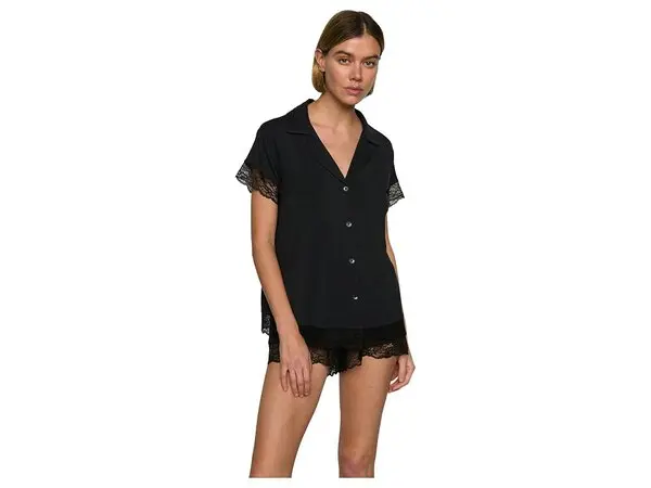 Eberjey Malou Short Pj Pajama - Black