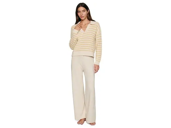 Eberjey Coastal Ctn Polo Pajama Top - Yellow