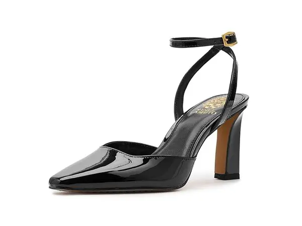 Vince Camuto Galees Ankle Strap Pump Shoes - Black