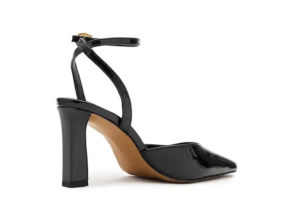 Vince Camuto Galees Ankle Strap Pump Shoes - Black