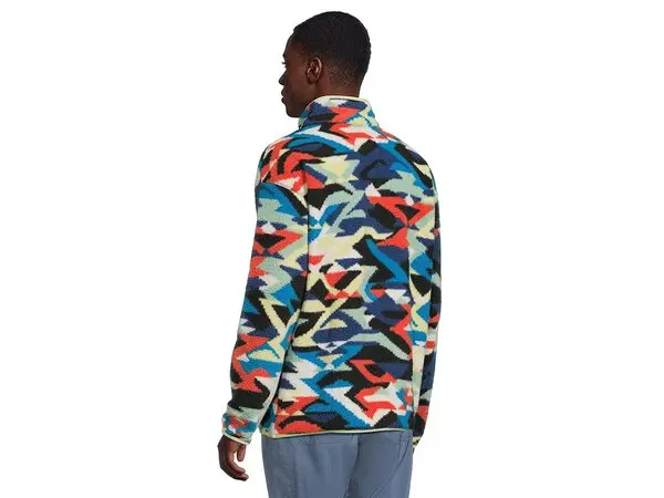 Columbia Printed Half Snap Fleece Jacket - Blue