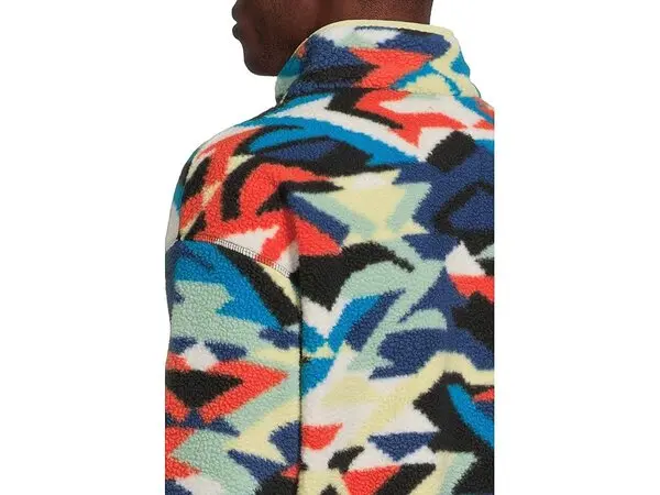 Columbia Printed Half Snap Fleece Jacket - Blue