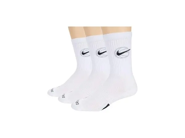 Nike Crew Socks 3-pair Pack - White
