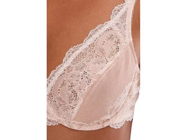 Wacoal Modern Affair Plunge Underwear Bra Bra Rose Dust Angel Wing - Pink