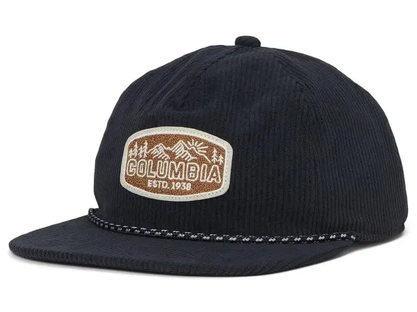 Columbia Packsaddle Corduroy Snap Back Cap - Black