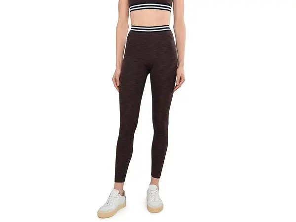 Splits59 Bailey High-waist Active Rib 7/8 Leggings - Brown
