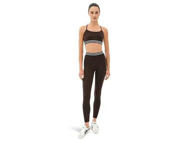 Splits59 Bailey High-waist Active Rib 7/8 Leggings - Brown