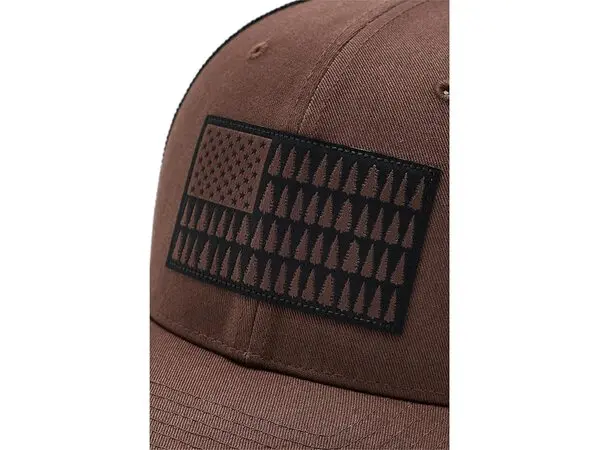 Columbia Tree Flag Mesh Ball Cap - Brown