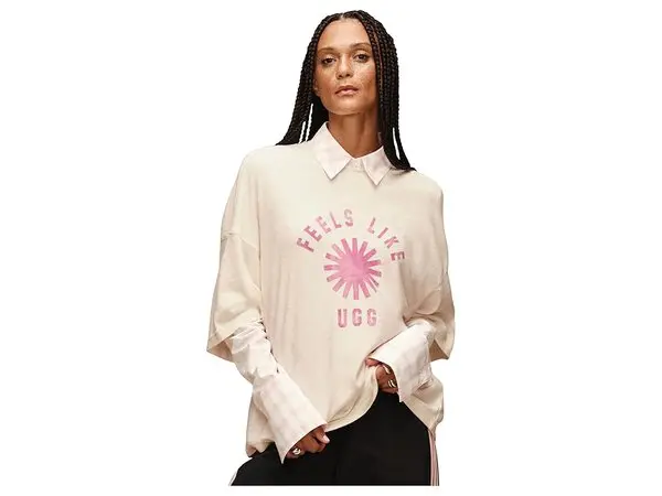 UGG Feels Like Tee" Graphic T-shirt - White