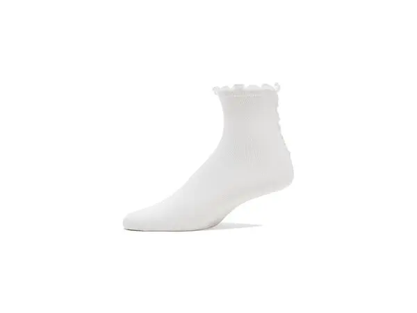 UGG Karsyn Lettuce Edge Quarter Ii Socks - White