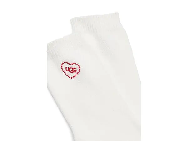 UGG Rib Knit Slouchy Quarter Love Socks - Blue